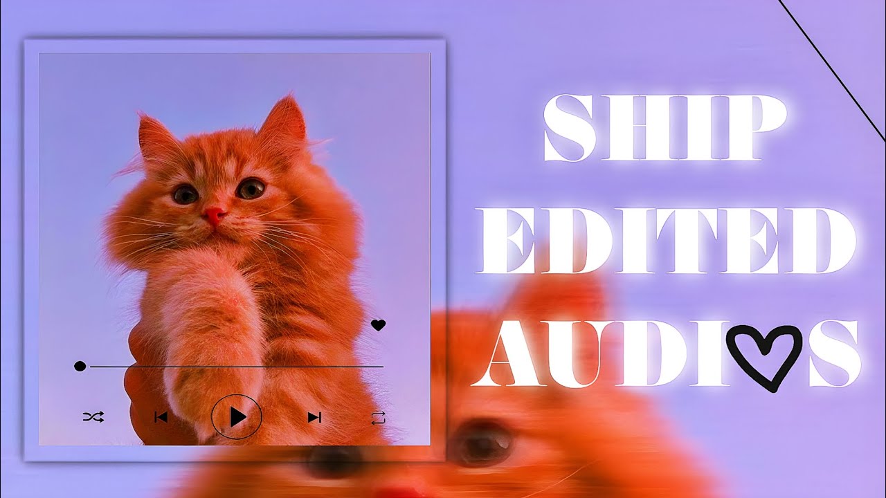 ship edited audios 1 hour playlist "that makes you feel your love ...