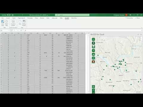 How to make a map with Excel (ArcGIS for Excel) - YouTube