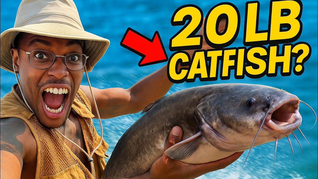 Caught a 20 POUND CATFISH – My Biggest Ever! - YouTube