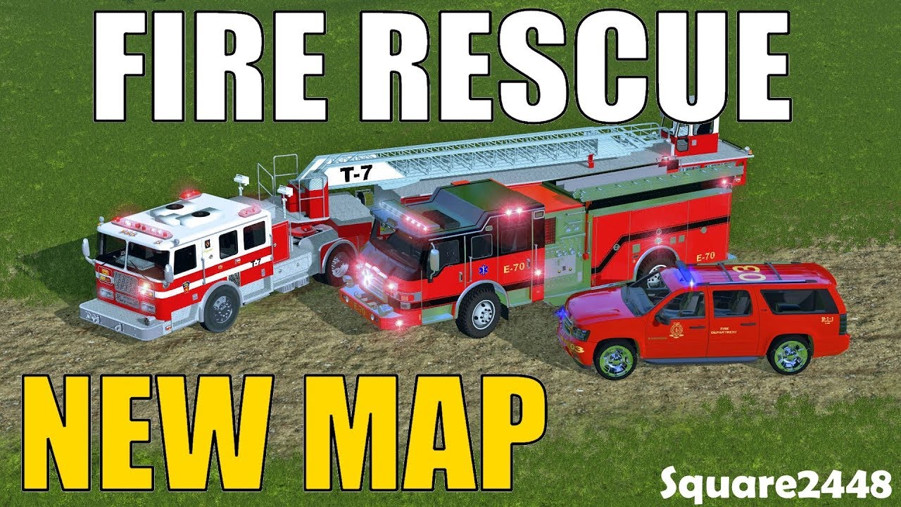 Farming Simulator 17 | Fire Rescue | Farm Tractor Fire | Large Building ...