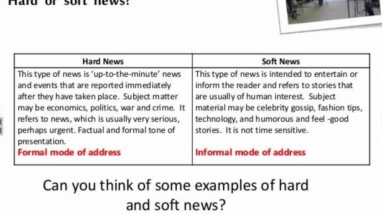 News Its Defination Heard News Vs Soft News Class 11 Journalism Notes YouTube News Its Defination Heard News Vs Soft News Class 11 Journalism Notes YouTube