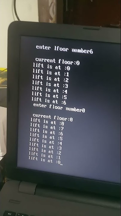 Programming lift in c++ - YouTube