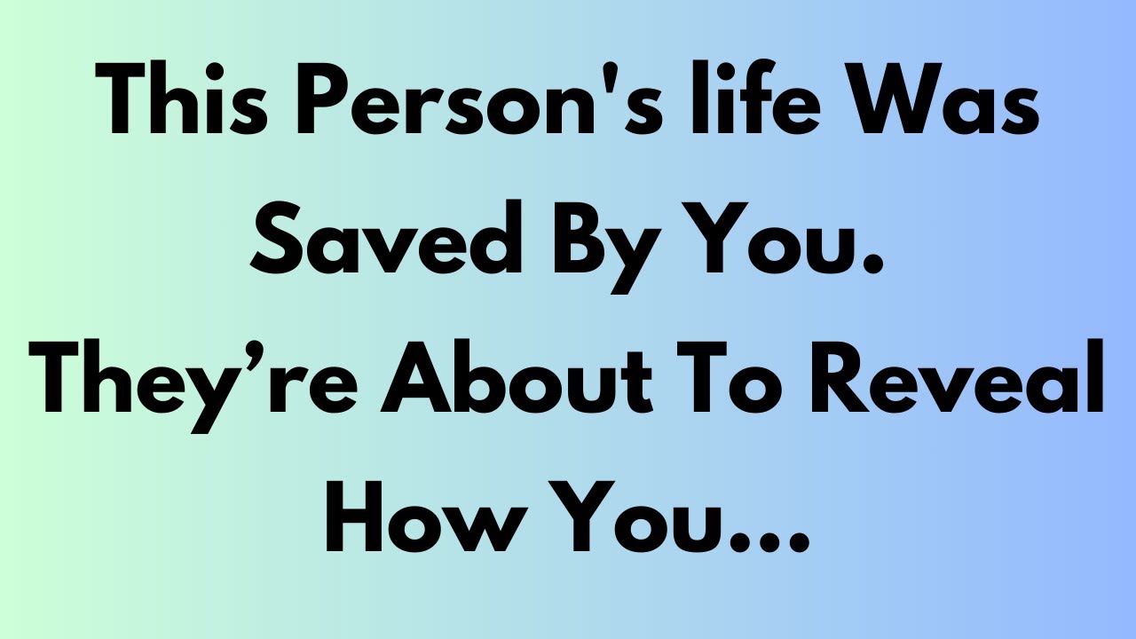 💌 God Message Today | This person's life was saved by you... #godsays # ...