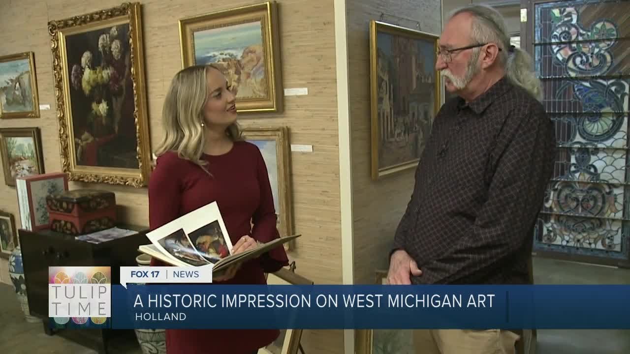 Rare, famous West Michigan art pieces on display for Tulip Time - YouTube