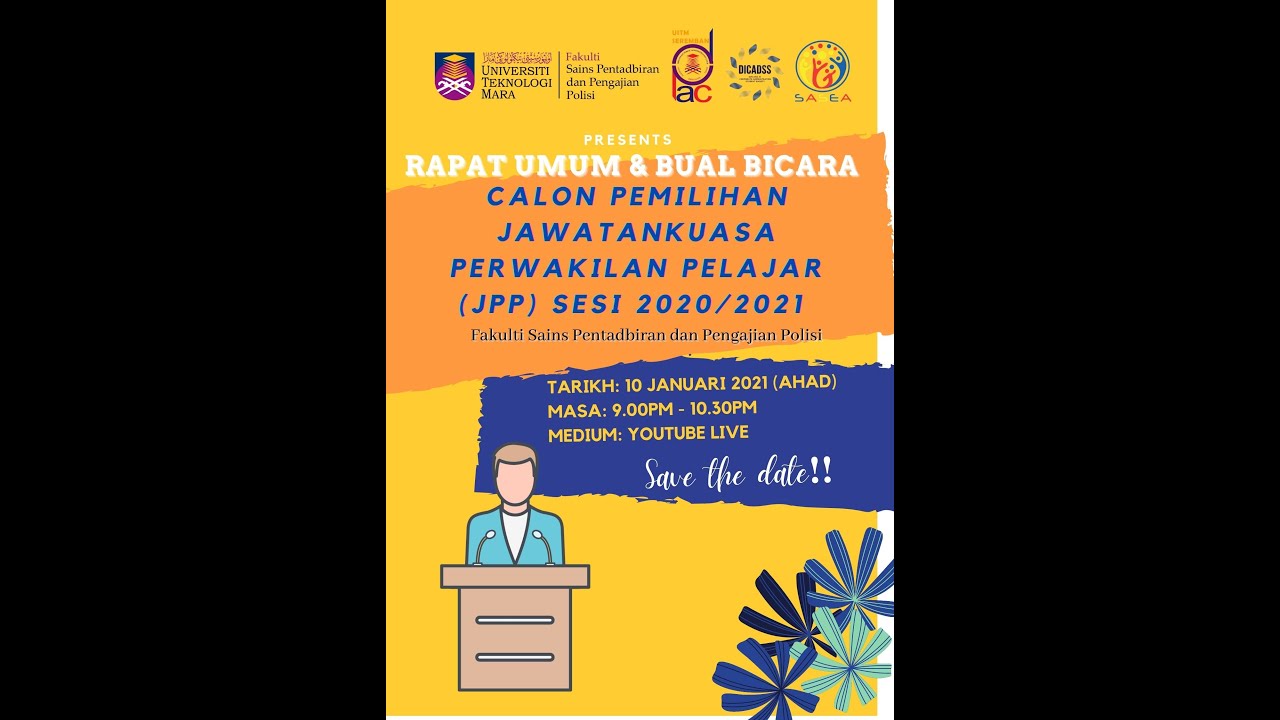 RAPAT UMUM & BUAL BICARA BERSAMA CALON JPP - YouTube