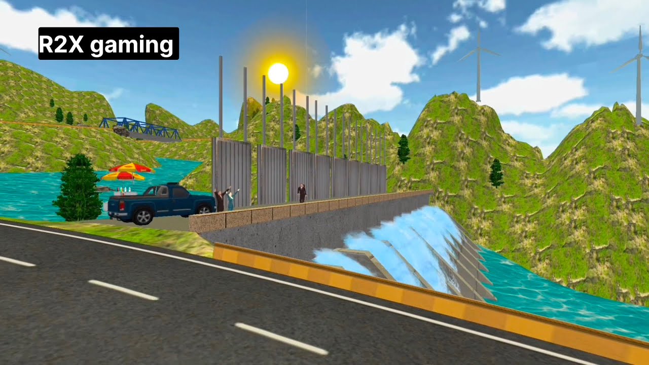 Indian highway road bus and car accident bus yatri ghumne Dam open bus ...