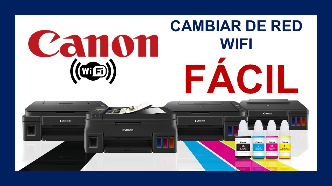📡 COMO CAMBIAR DE RED wifi una IMPRESORA CANON 🖨️ - YouTube