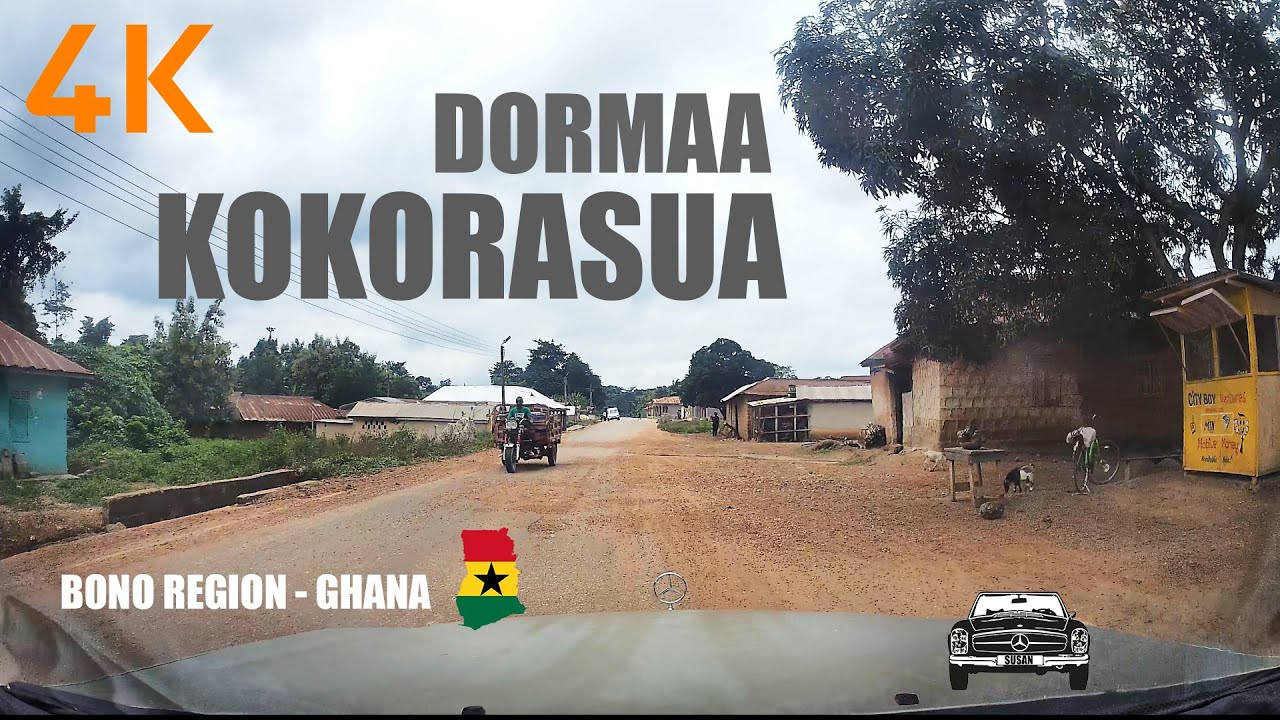 Dormaa Kokorasua Road Drive To Mpameso Forest Reserve Bono Region Ghana ...