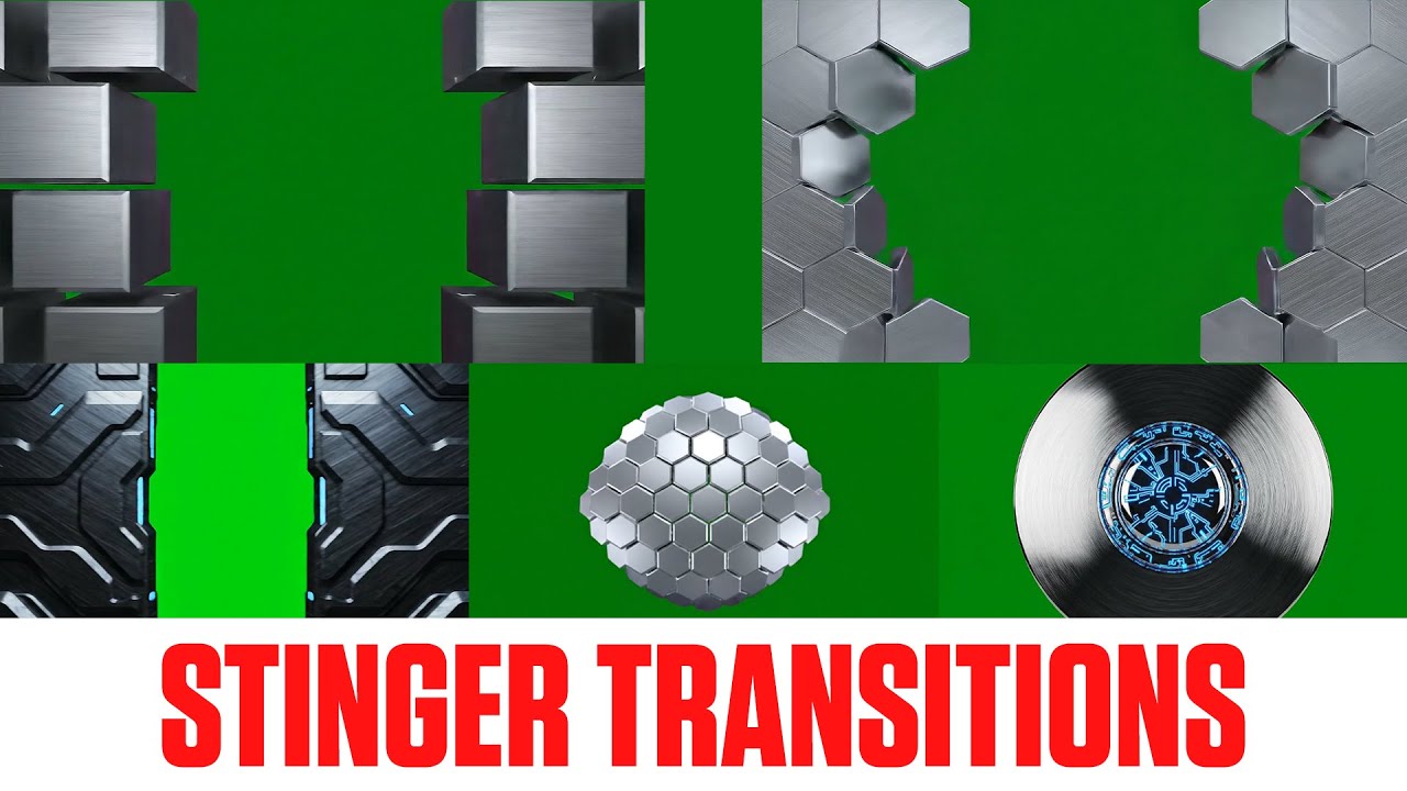 Sci-Fi Metallic Stinger Transitions | Free Download - YouTube