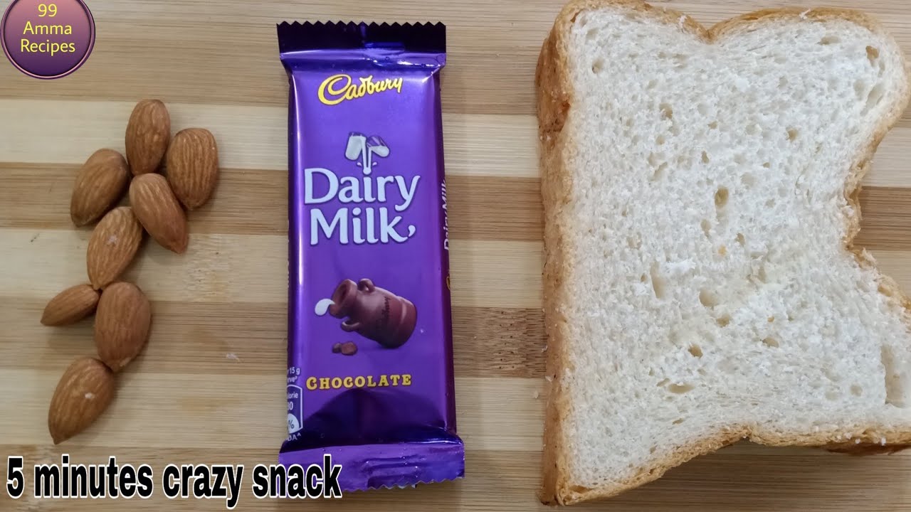 5 Minutes Evening Snacks Recipe | Crispy & Sweet Bread Snacks | Instant ...