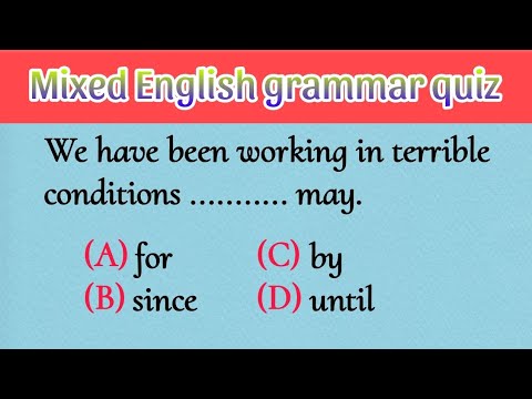Mixed English grammar quiz/Mixed grammar quiz/Mixed English grammar ...