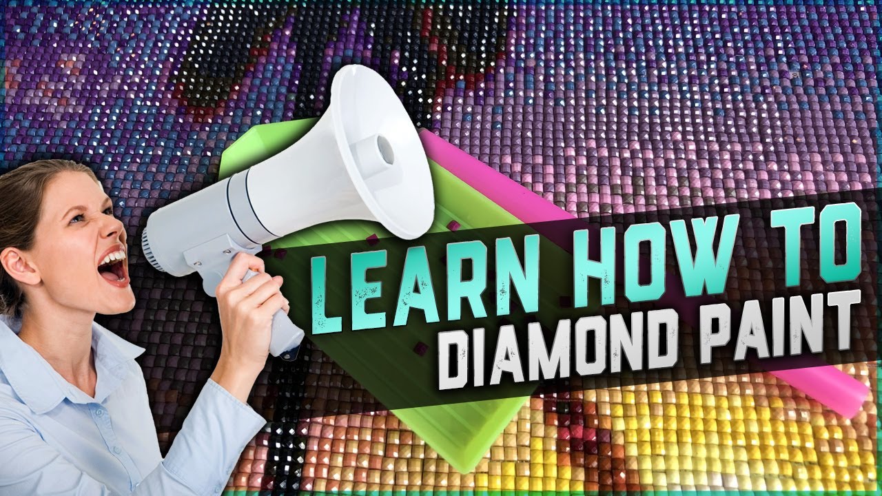 Diamond painting tutorial | Diamond Art Kit demonstration | Diamond ...