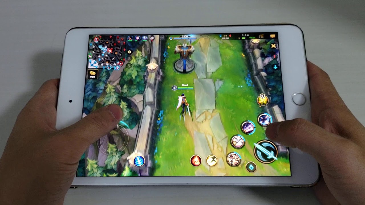 LOL League of Legends Wild Rift On iPad Mini 5 - YouTube