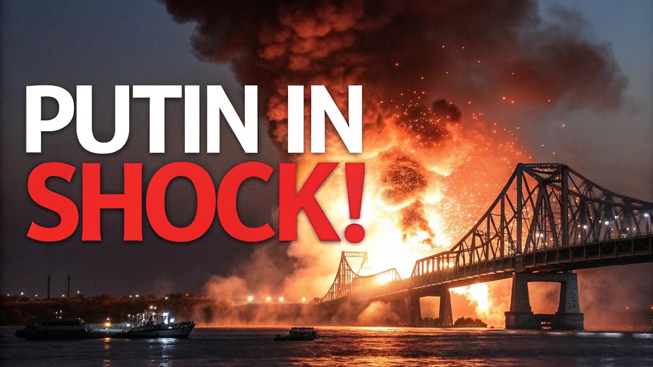 Massive Explosion Rocks Crimea Bridge – Russia in Shock! - YouTube