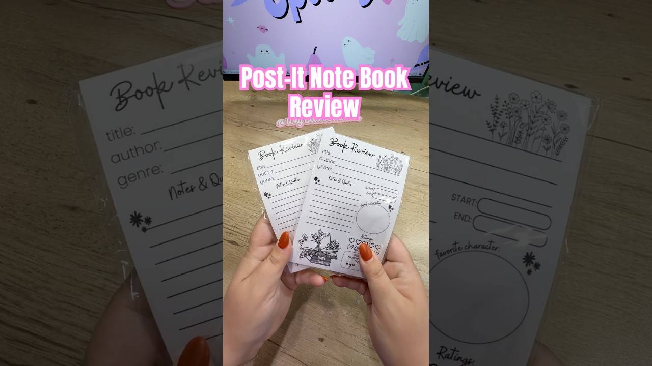 Let’s freshen up these post it note book reviews! #bookish #bookreview ...
