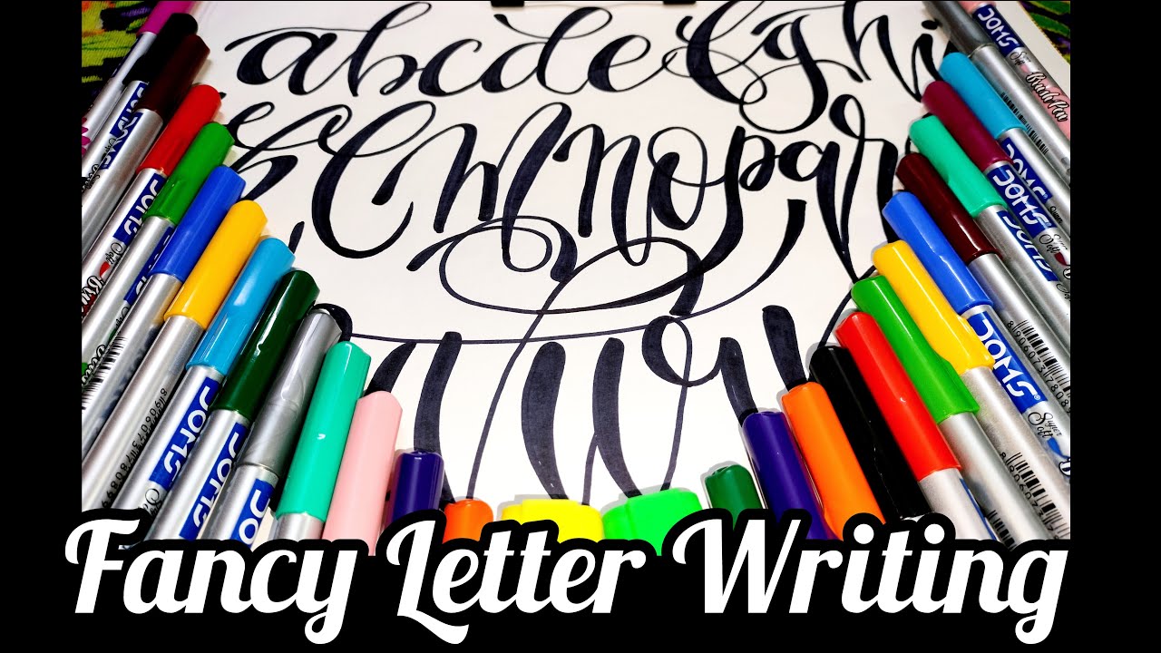 Fancy Letter Writing|Stylish Alphabet|Lettering Fonts|Typography Fonts ...