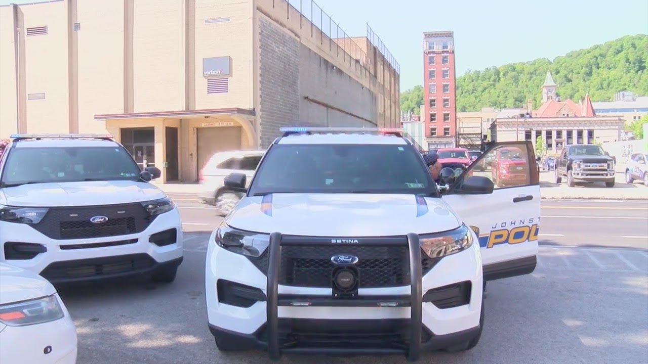 Johnstown Police Department unveils new patrol vehicle lights - YouTube