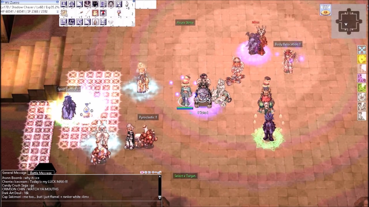 Shadow Chaser [ Asura Strike/ GOH ] ~ PvP ~ Limit RO Ragnarok - YouTube