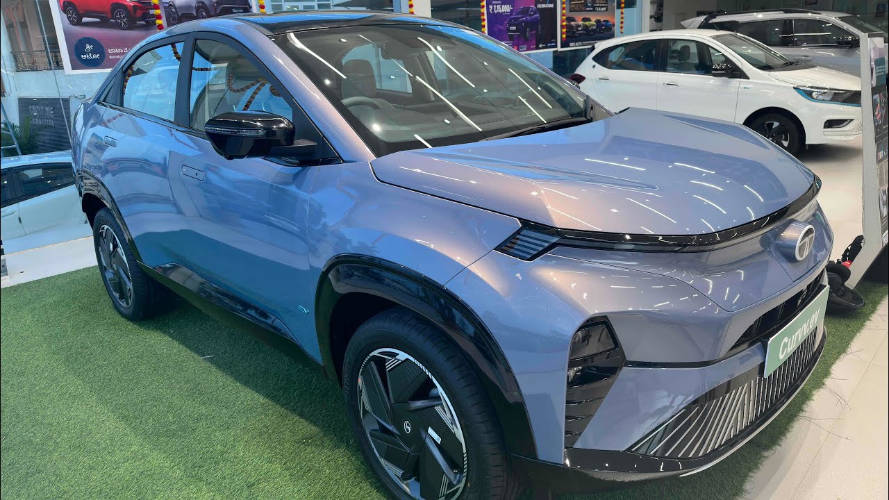 Tata Curve | blue colour | exterior - YouTube