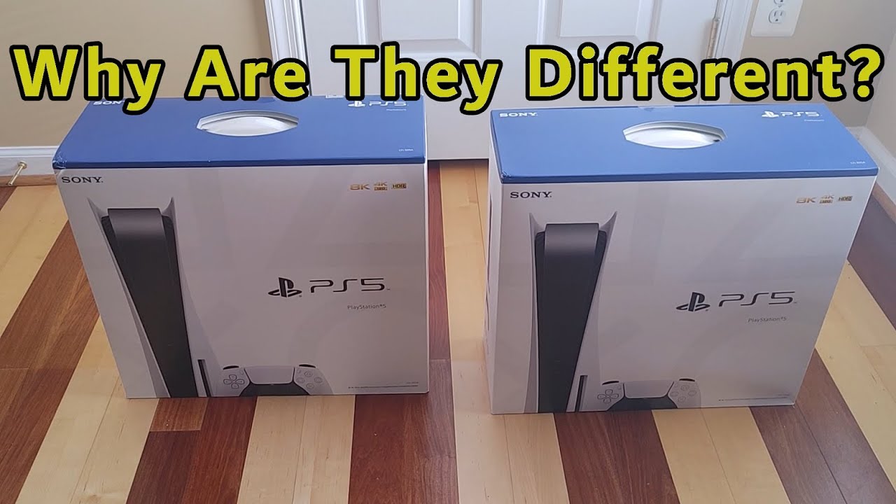 PS5 vs PS5 | PS5 Differences By Retailer - YouTube