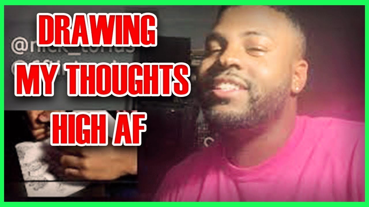 Drawing My High Thoughts (My Drawing Process) - YouTube