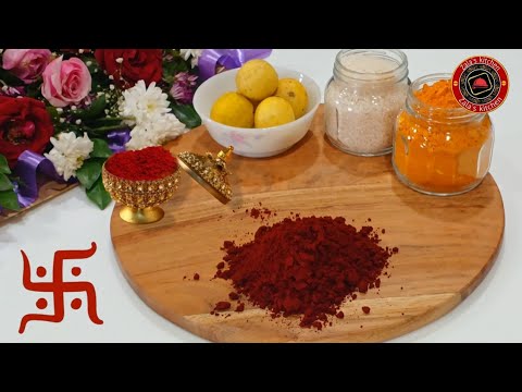 Homemade Pure Kumkum Sindur / Swastik Banane Ka Sahi Tarika / 100% Pure ...