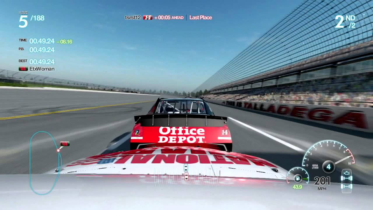 NASCAR INSIDE THE LINE BUMP DRAFT - YouTube