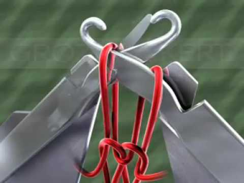 Knitting Action of Latch Needle Part 10 - YouTube