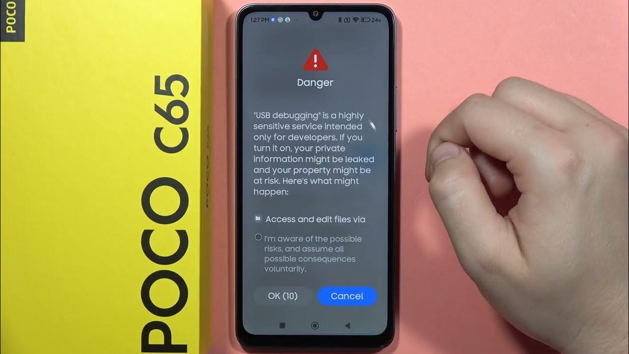 POCO C65: Enable USB Debugging #pocophone - YouTube