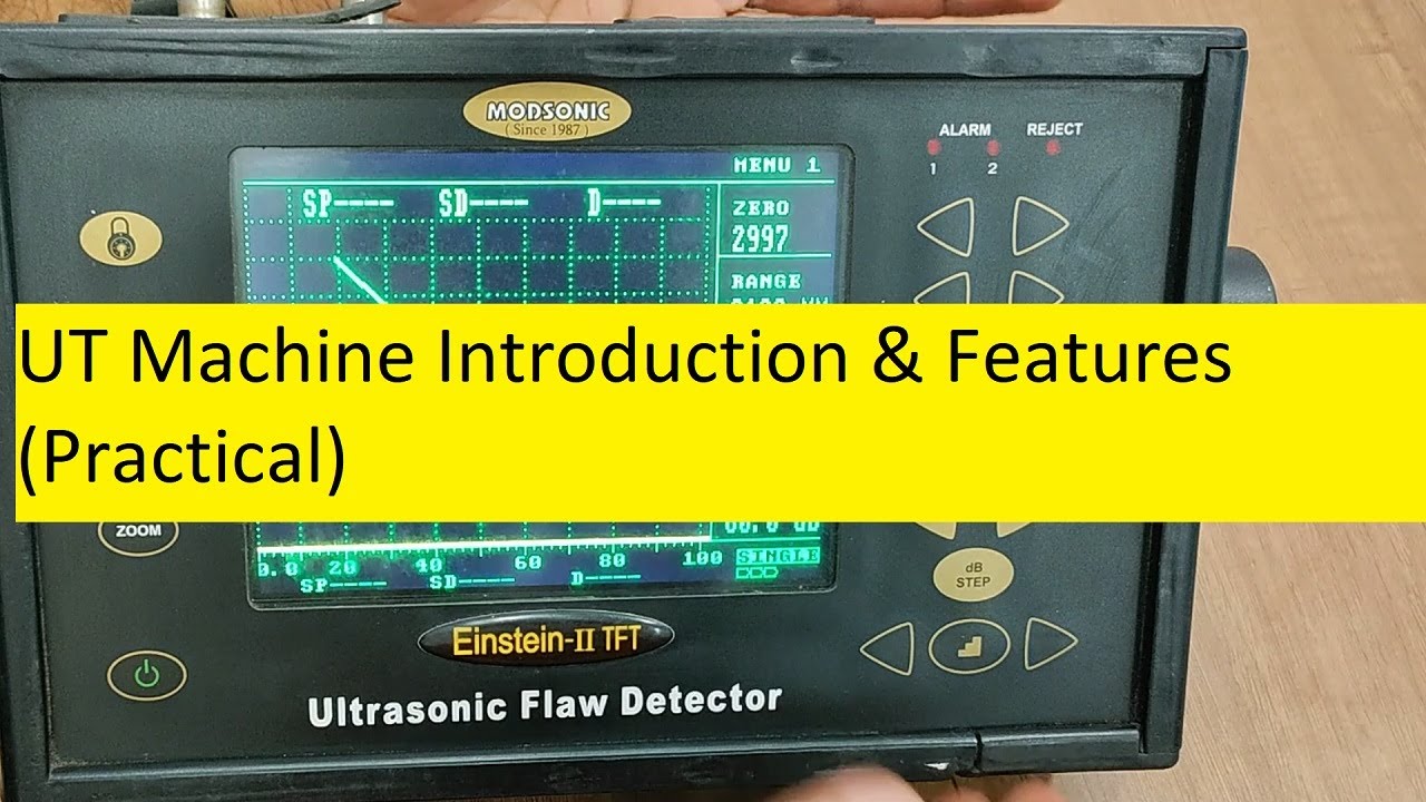 UT machine introduction & Features ll Ultrasonic Flaw detector ll NDT ...