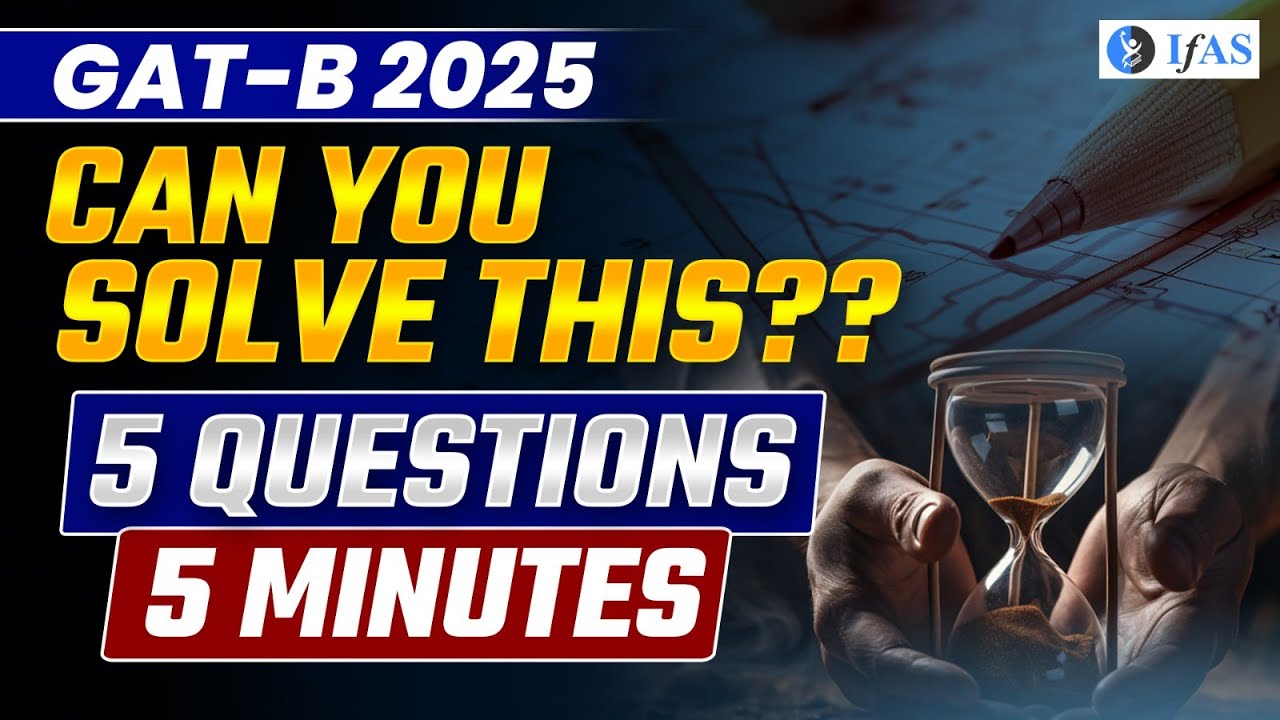 GAT B 2025 Practice Questions | GAT B Question Series | Can you Solve ...