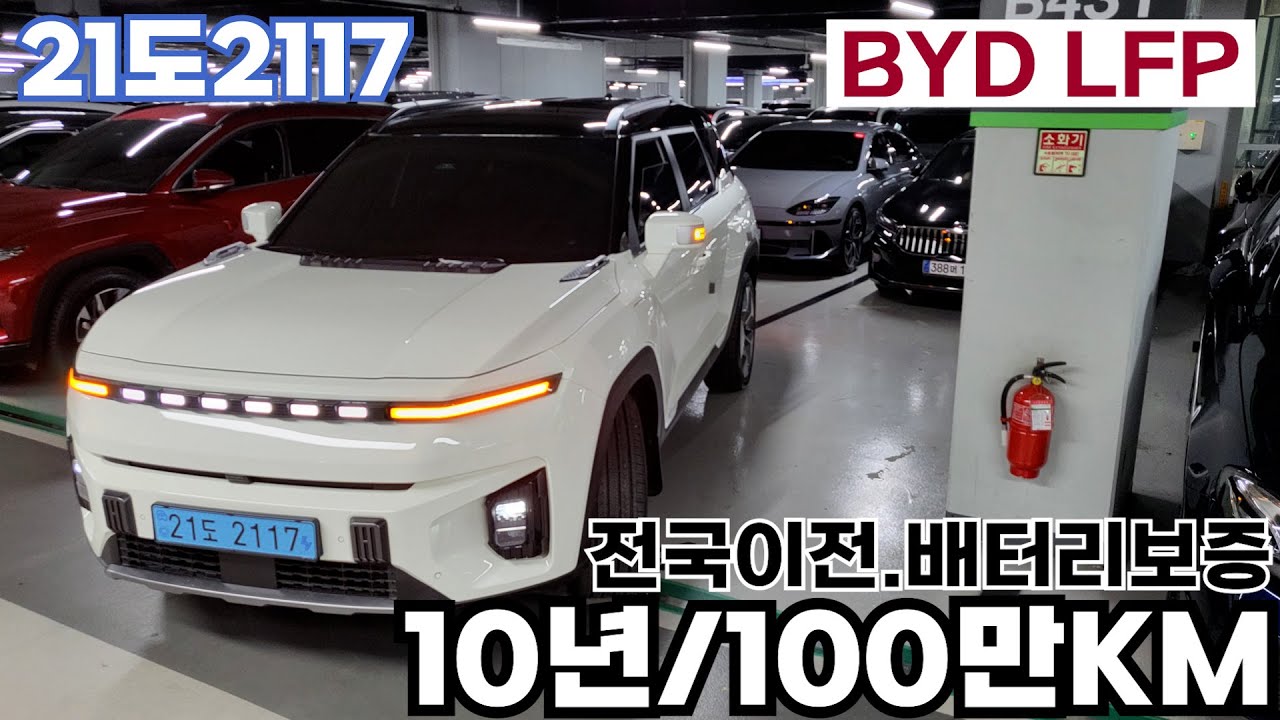 판매완료ㅣ BYD LFP 배터리 전기차 중고토레스 EVX EV E7 배터라100만KM보증 - YouTube