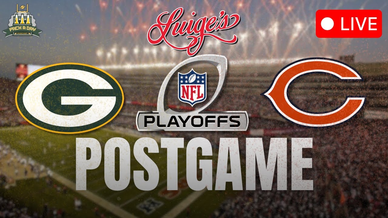 Packers/Bears LIVE Postgame Show!!! - YouTube