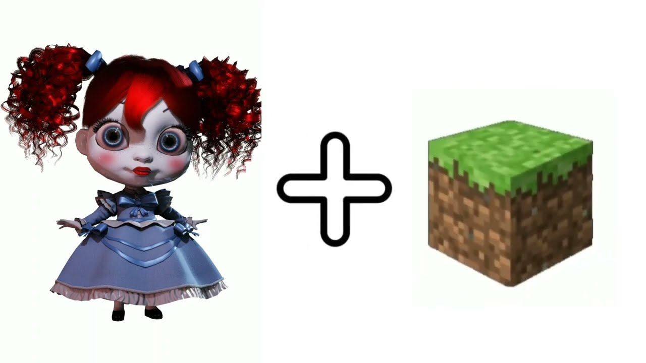 Poppy + MINECRAFT = ??? Poppy Playtime Animation - YouTube