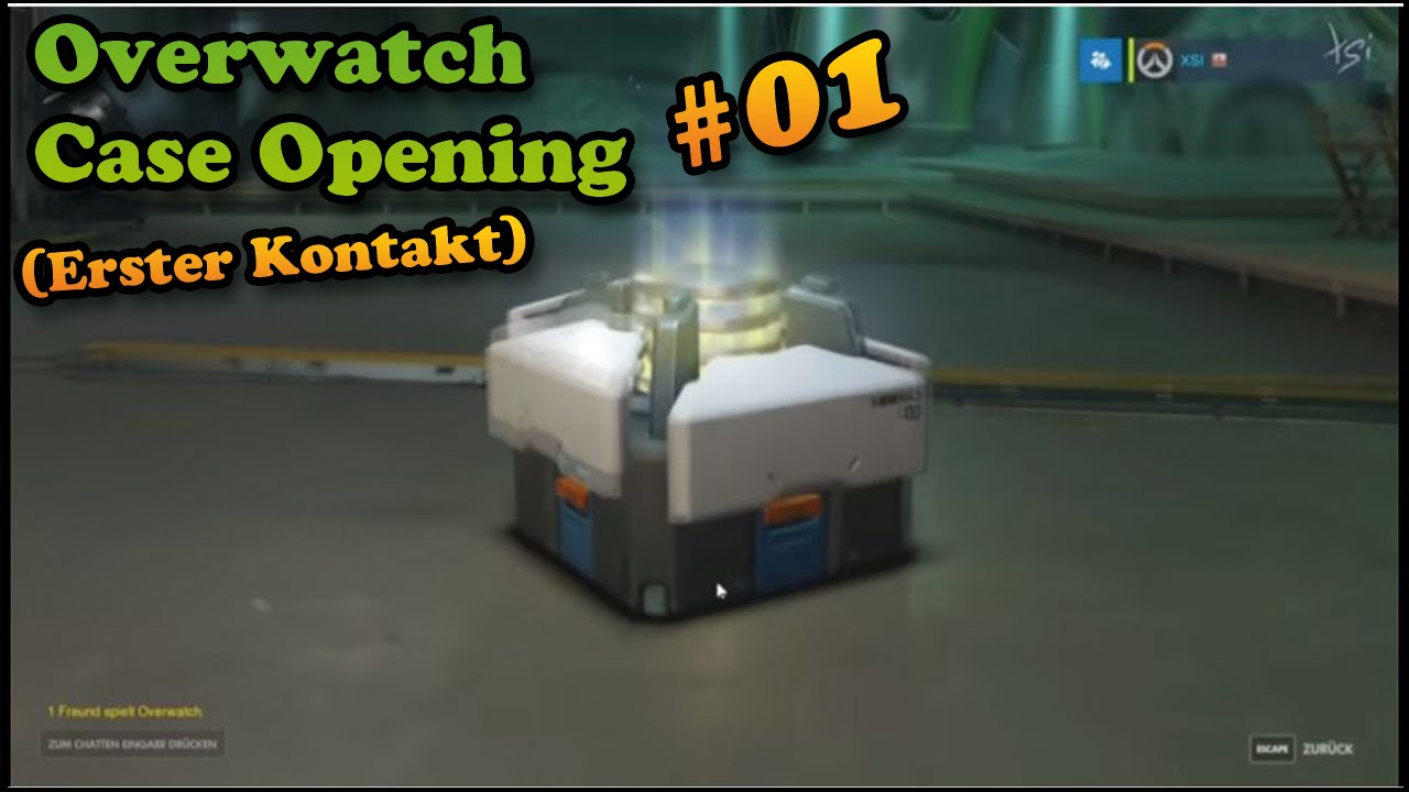 Overwatch Case Opening #01 (Erster Kontakt) - YouTube