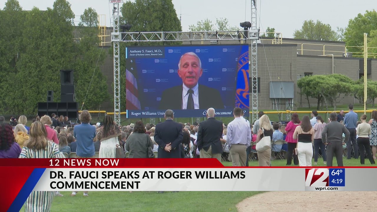 Fauci speaks at 2022 RWU Commencement - YouTube