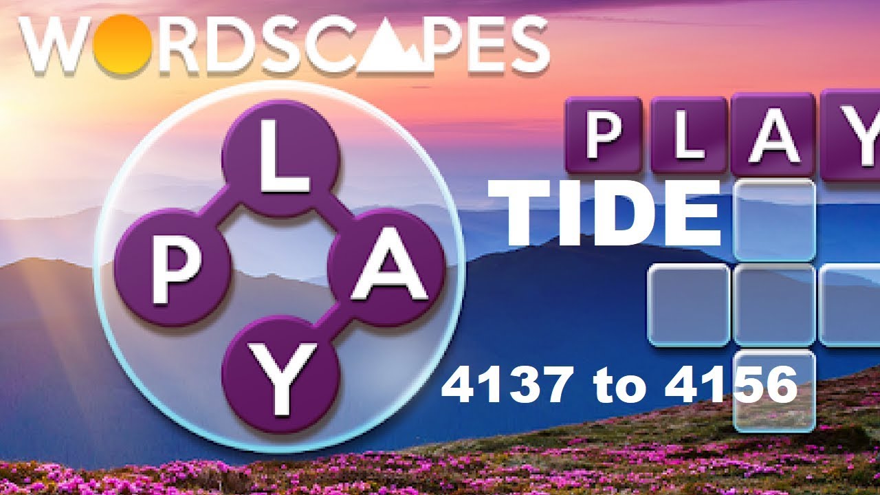 Wordscapes Level 4137 to 4156 - YouTube