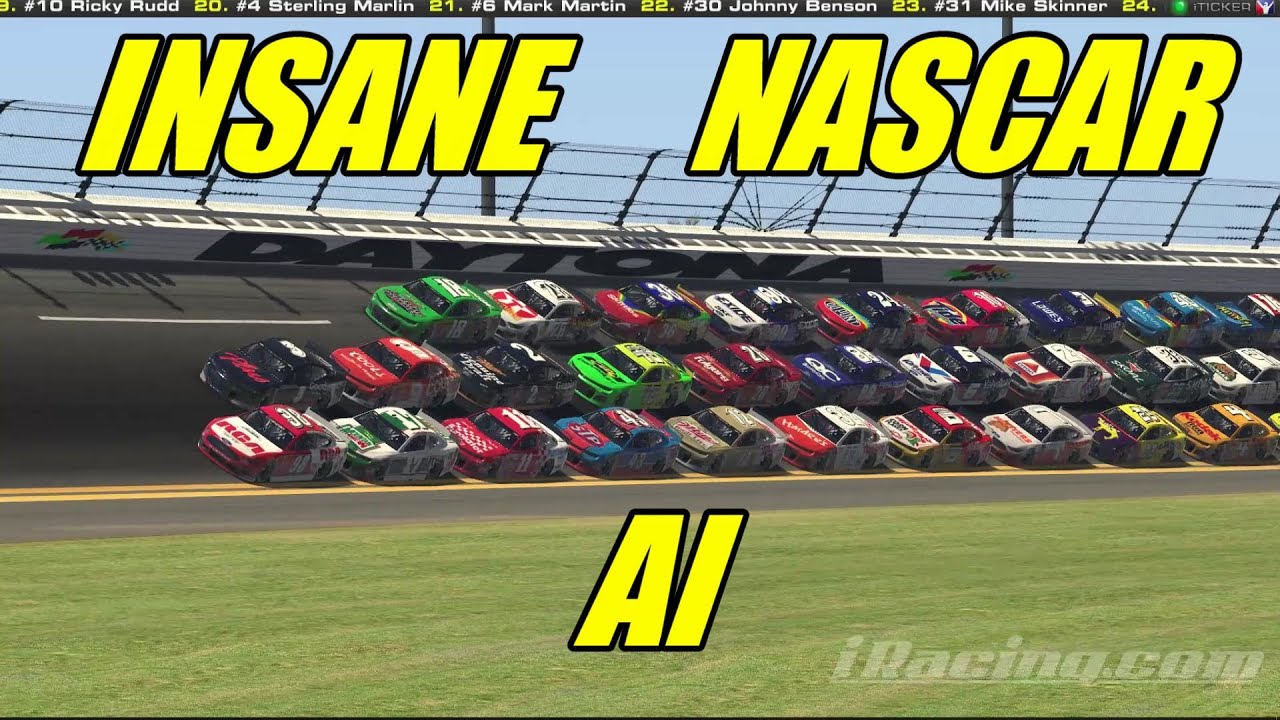 IRacing INSANE NASCAR AI Racing at Daytona - YouTube