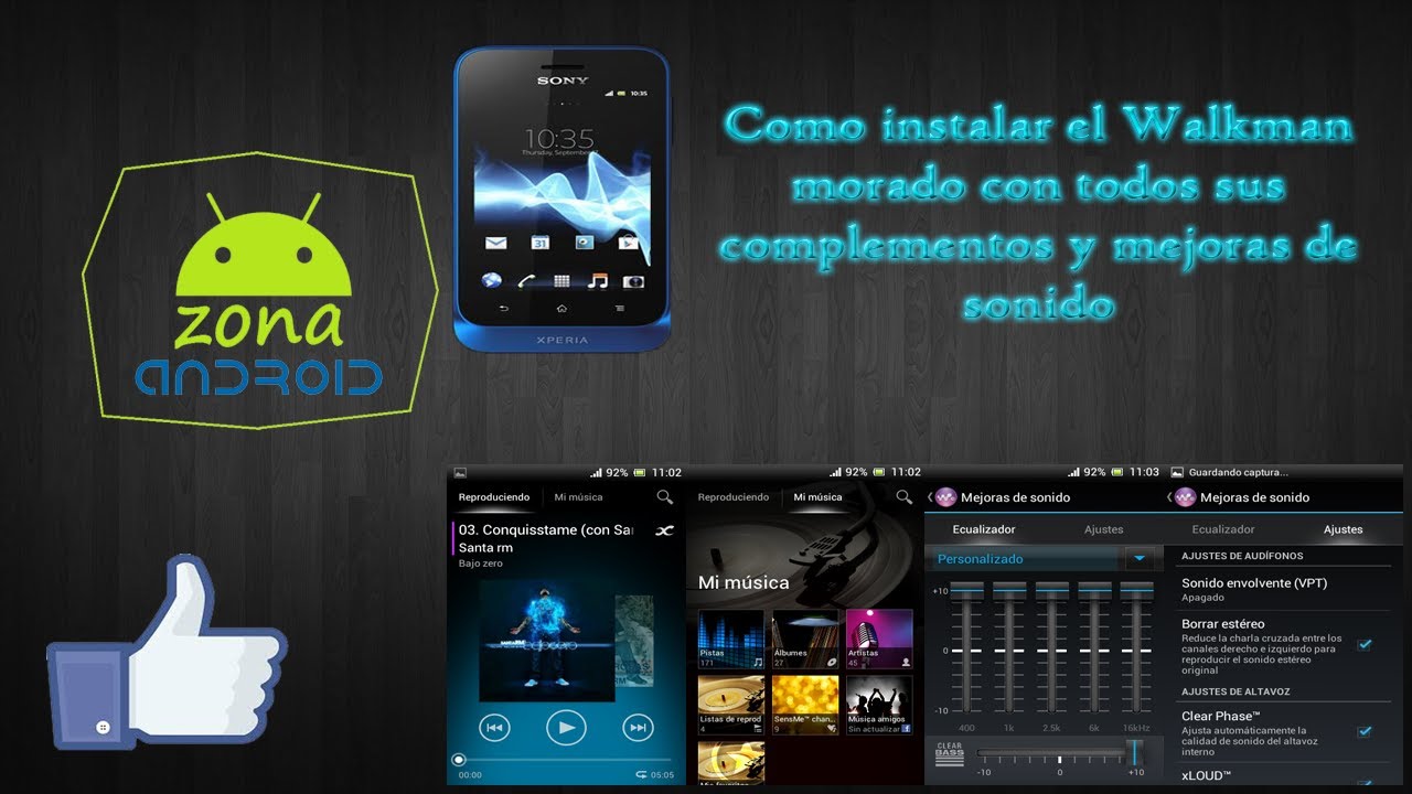 Como instalar el walkman morado con todos sus complementos y mejoras de ...