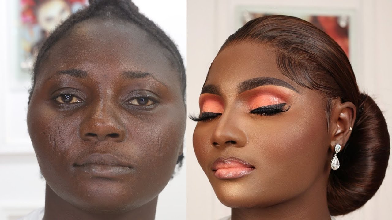 VIRAL 😳BRIDE😍🍫 MUST WATCH👆 MAKEUP AND HAIR TRANSFORMATION ️ MAKEUP ...
