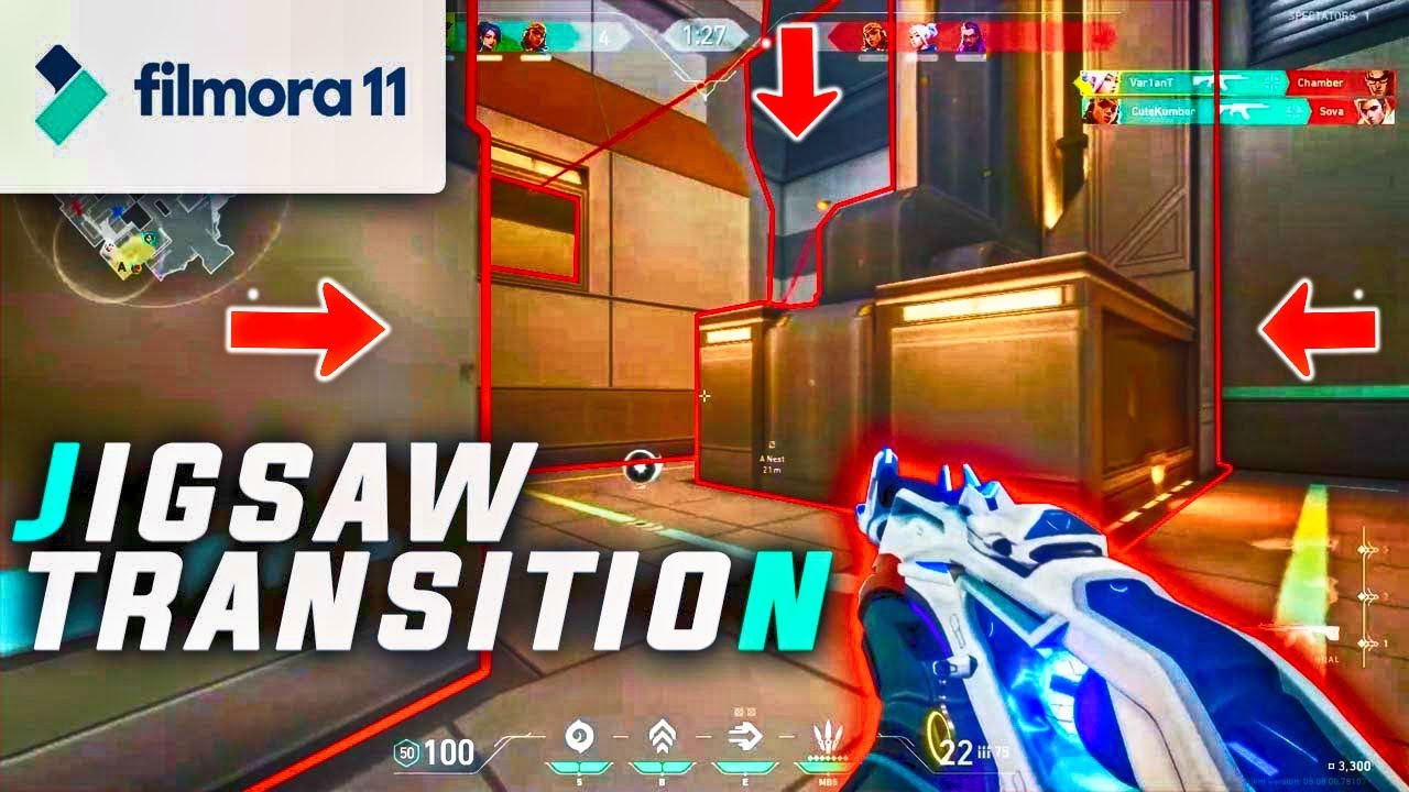 HOW TO EDIT JIGSAW TRANSITION IN FILMORA | VALORANT MONTAGE 🔥 - YouTube