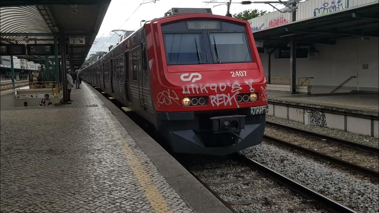 CP class 2400 - 2407 + CP Class 2300 - 2328 arriving Benfica Station on 16/05/24 - YouTube