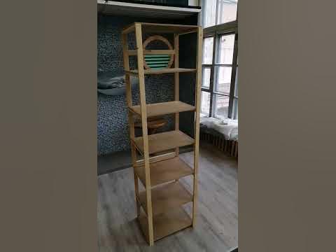 Стеллаж в нашу мастерскую для всяких мелочей - YouTube