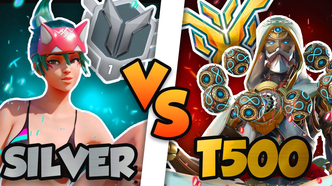 Top 500 VS SILVER in OVERWATCH 2... - YouTube
