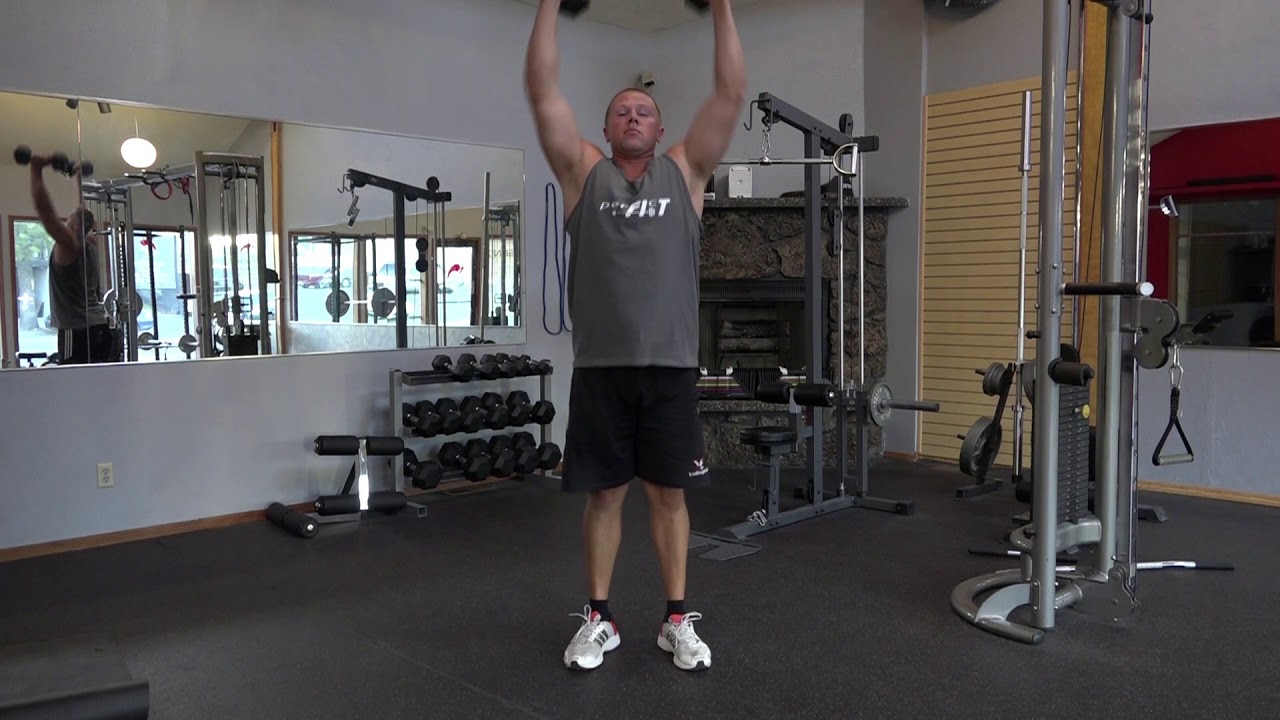 Dumbbell Man Makers - YouTube