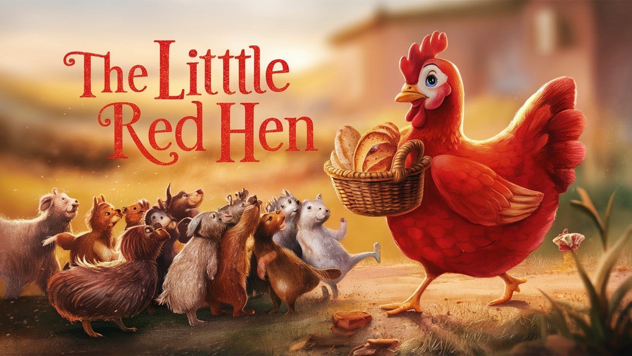 The Little Red Hen and the Raspberry Cake | A Fun and Engaging Kids ...
