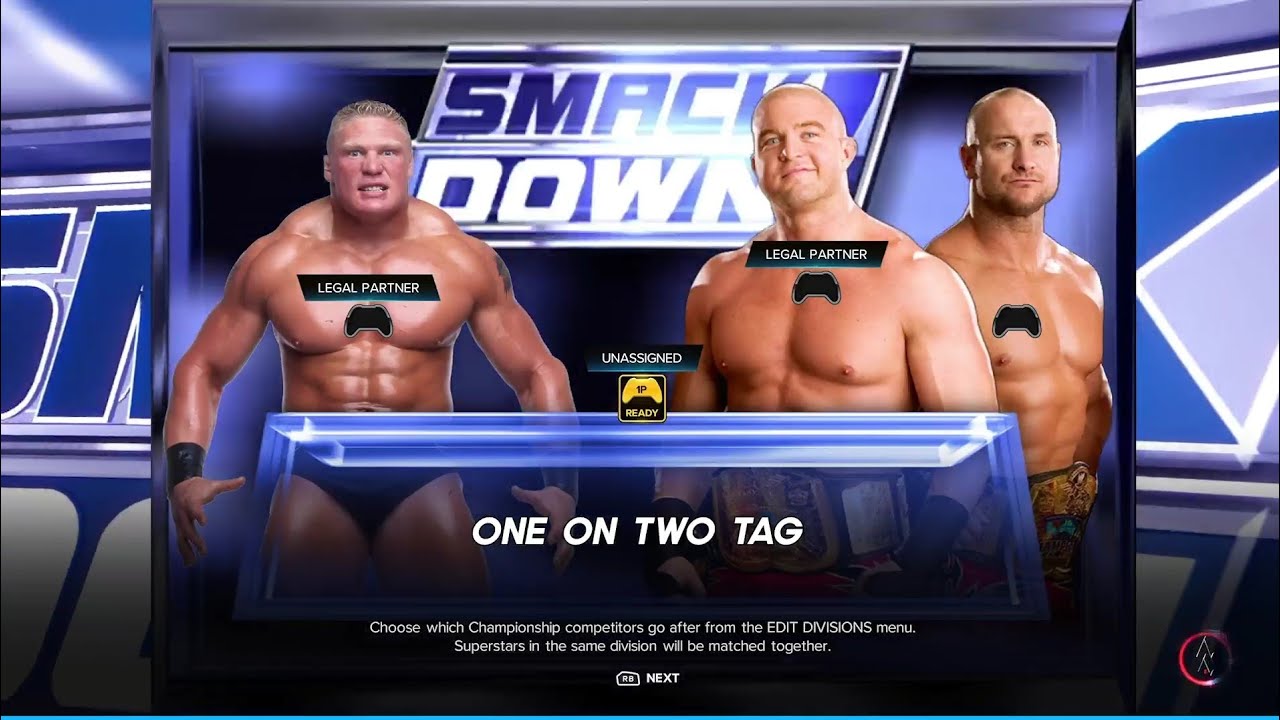 Brock Lesnar vs The Basham Brothers! 1 on 2! - YouTube