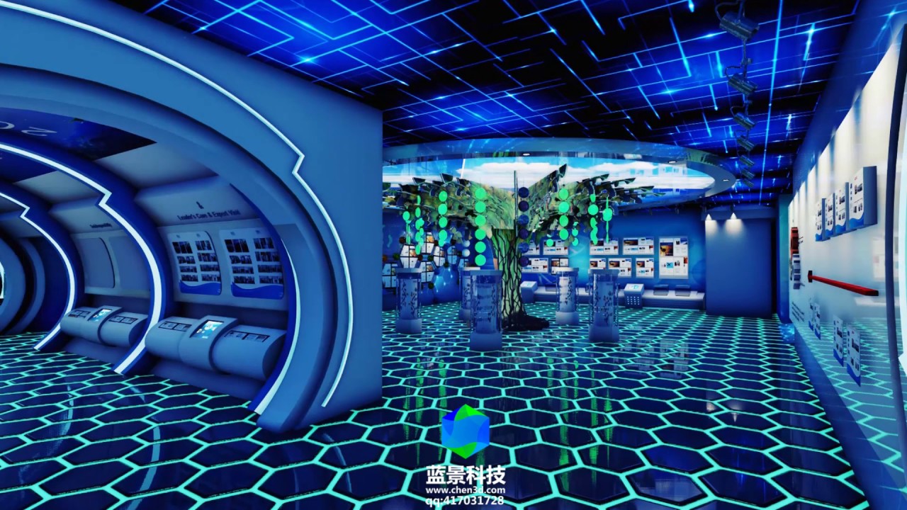 Unreal Engine 4 real time VR of exhibition hall - YouTube