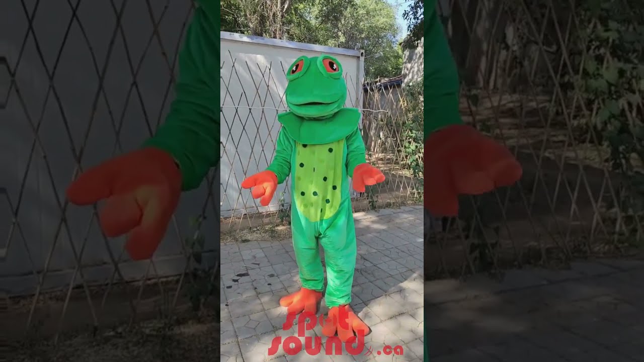 SPOTSOUND.CA Mascot Costume - A giant kermit the frog full body mascot ...