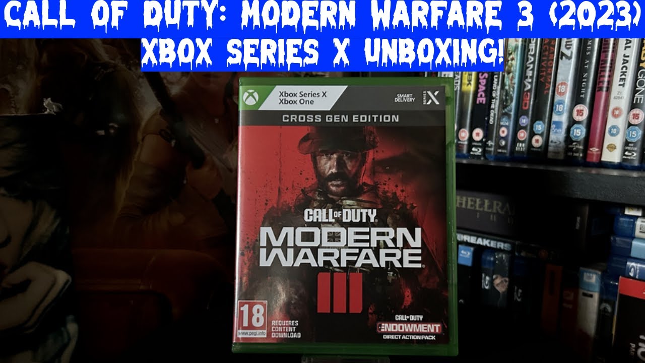 Call of Duty: Modern Warfare 3 Xbox Series X Unboxing! - YouTube
